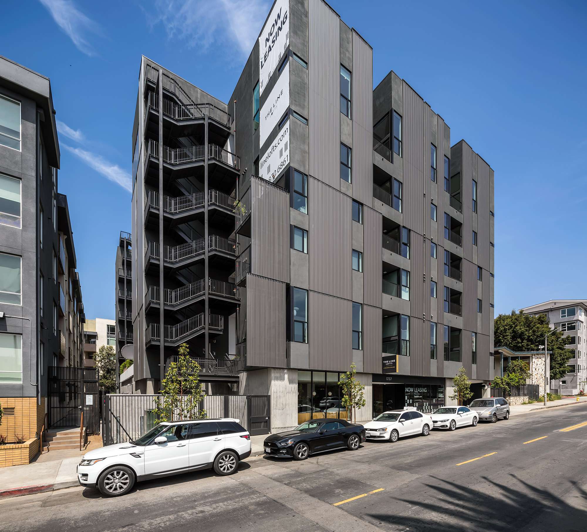 The-Line-Lofts-Apartments-Front-Exterior-Day - The Line Lofts